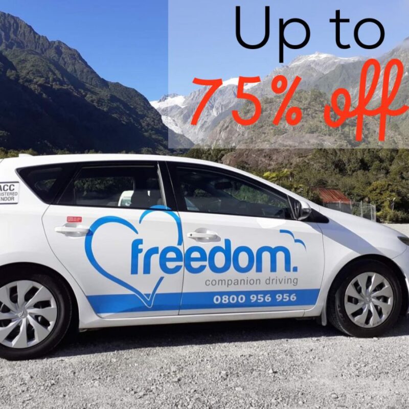 Up to 75% Off Freedom Drivers Fares | Freedom Companion Driving Services